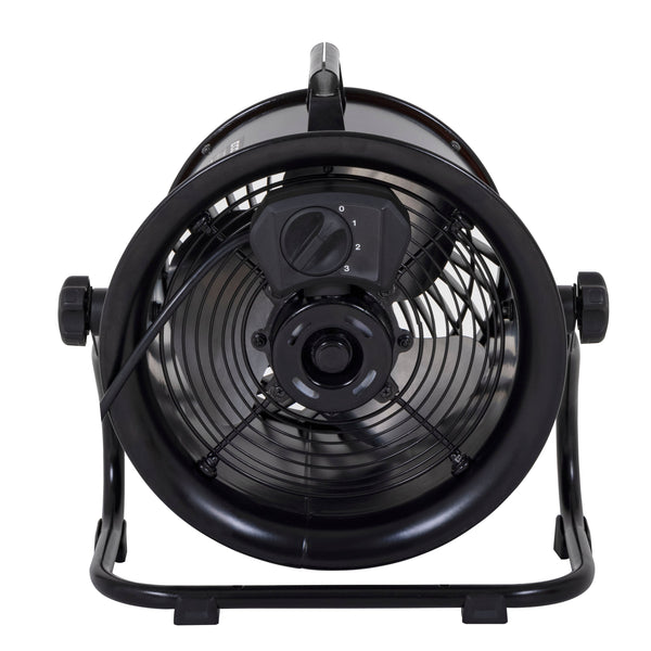 Ecomax 10 Inch Black Drum Fan - Ecomax Products Store